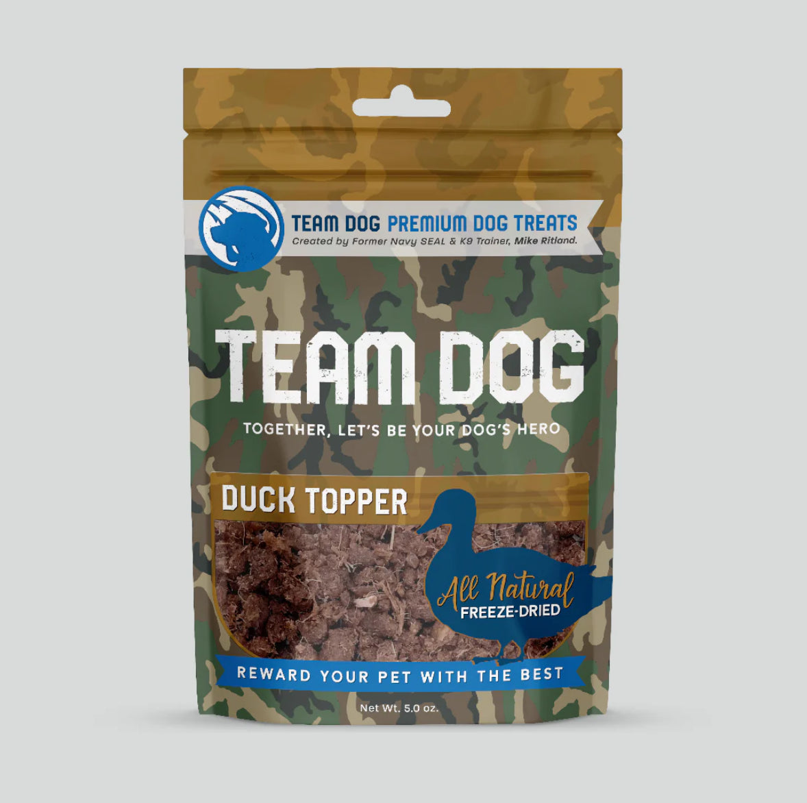 DUCK TOPPER FREEZE-DRIED, 5 OZ – West Texas Primal Bites